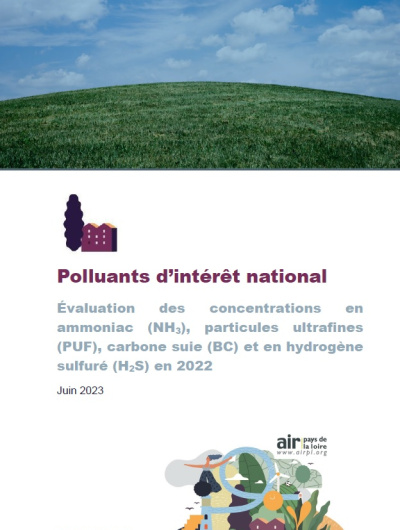Polluants d'intérêt national - évaluation des concentrations en ammoniac, particules ultrafines ...